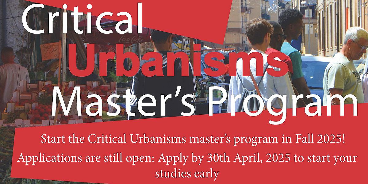 Apply Now! Fall 2025 Start | Urban Studies | University of Basel
